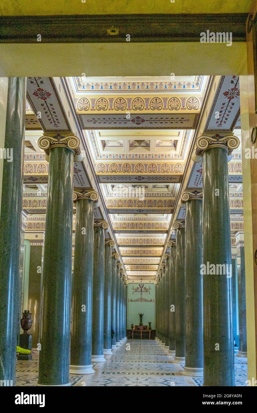 The Twenty-Column Hall, designed by the architect Leo von Klenze ...