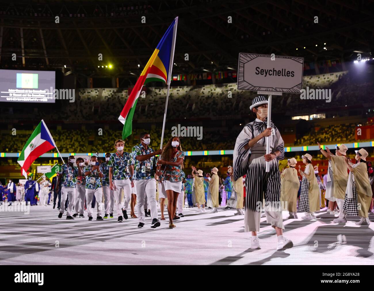 Seychelles japan flag hi-res stock photography and images - Alamy