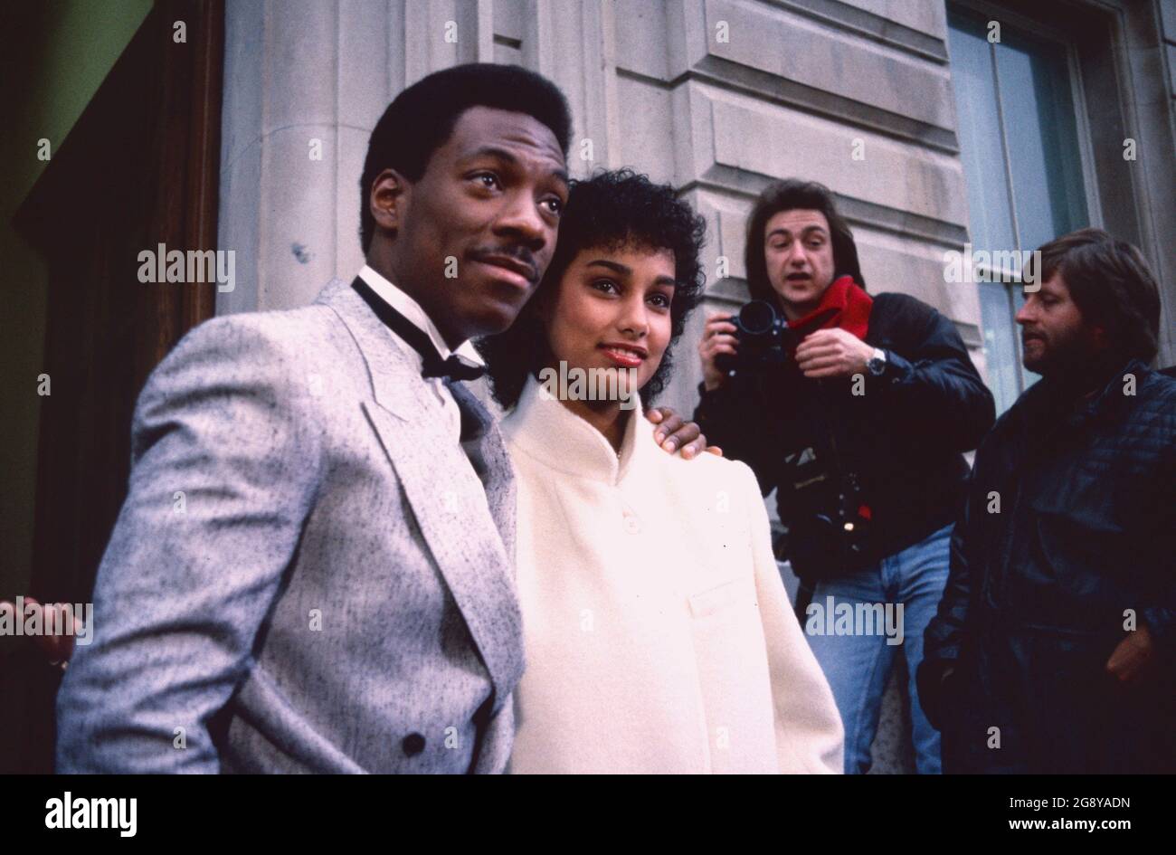 London Uk Eddie Murphy And Girlfriend Lisa Figueroa In Around Late