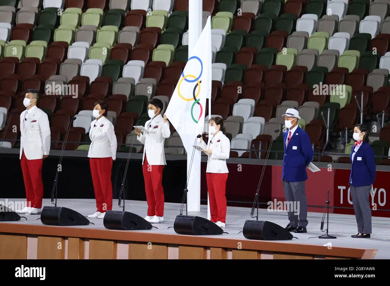 Athletes Take The Olympic Oath High Resolution Stock Photography and ...
