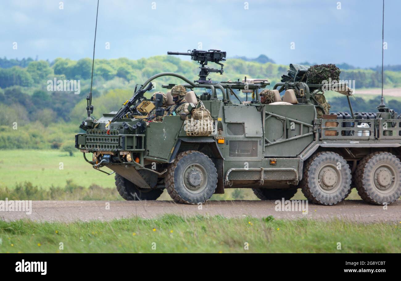British army Supacat Jackal 6x4 rapid assault, fire support and ...