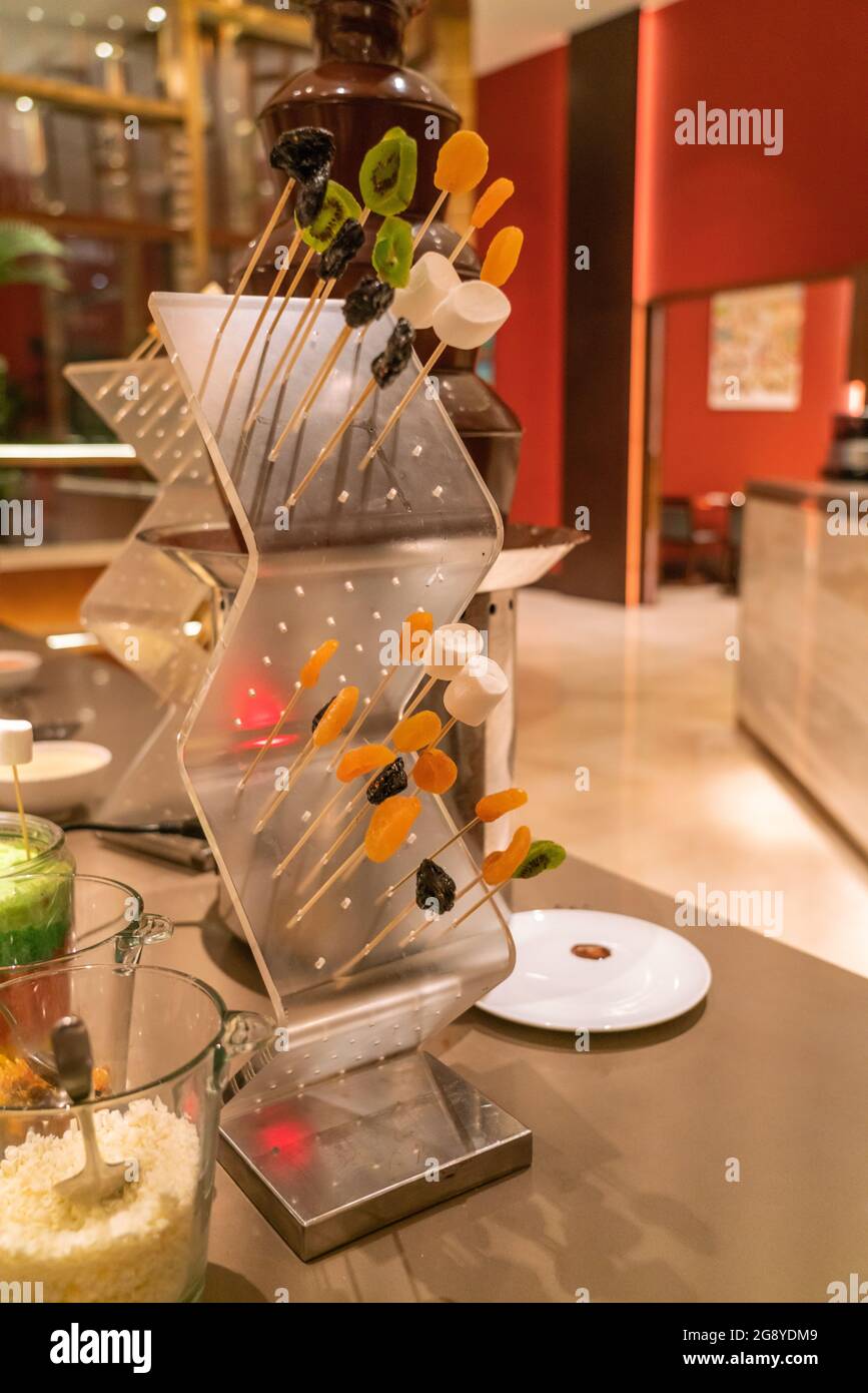 Candy in the luxury hotel restaurant Stock Photo - Alamy