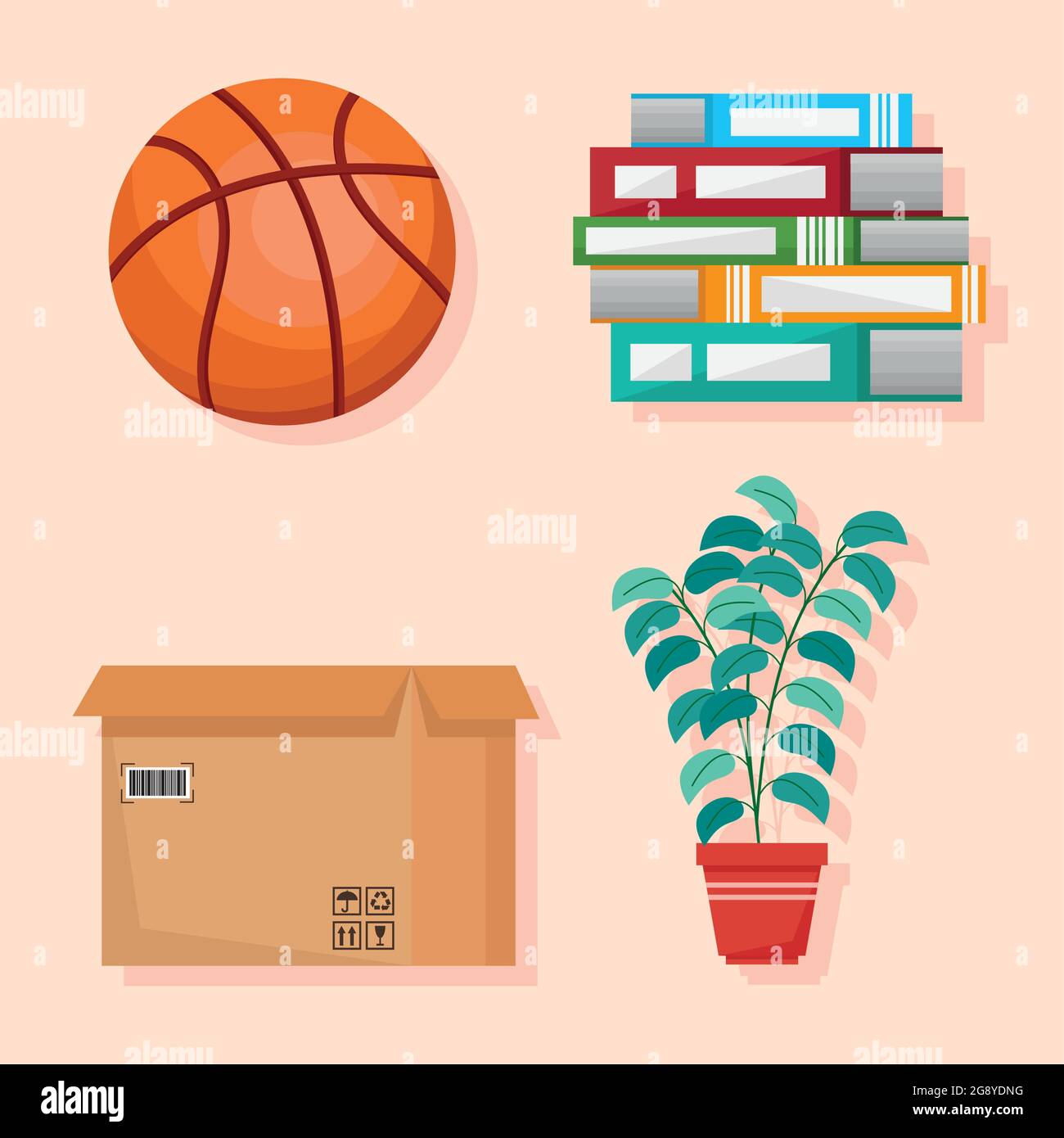 four moving out icons Stock Vector Image & Art - Alamy