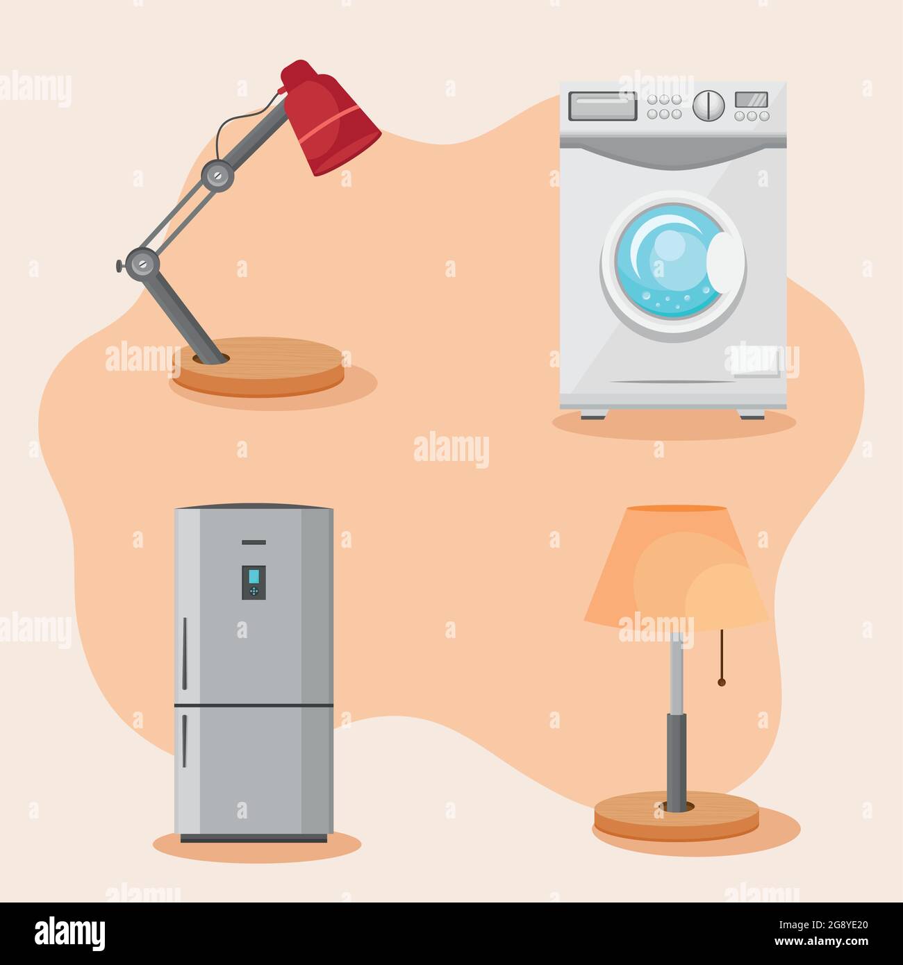 moving out four icons Stock Vector Image & Art - Alamy