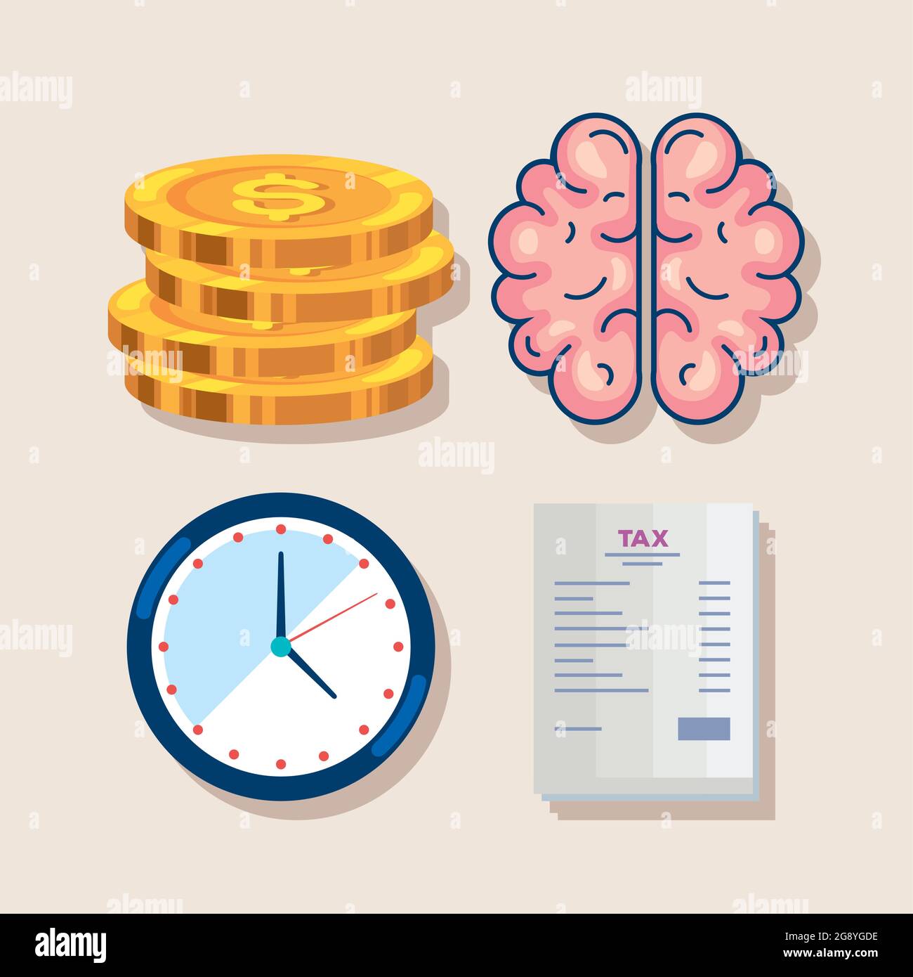 four economy balance icons Stock Vector Image & Art - Alamy