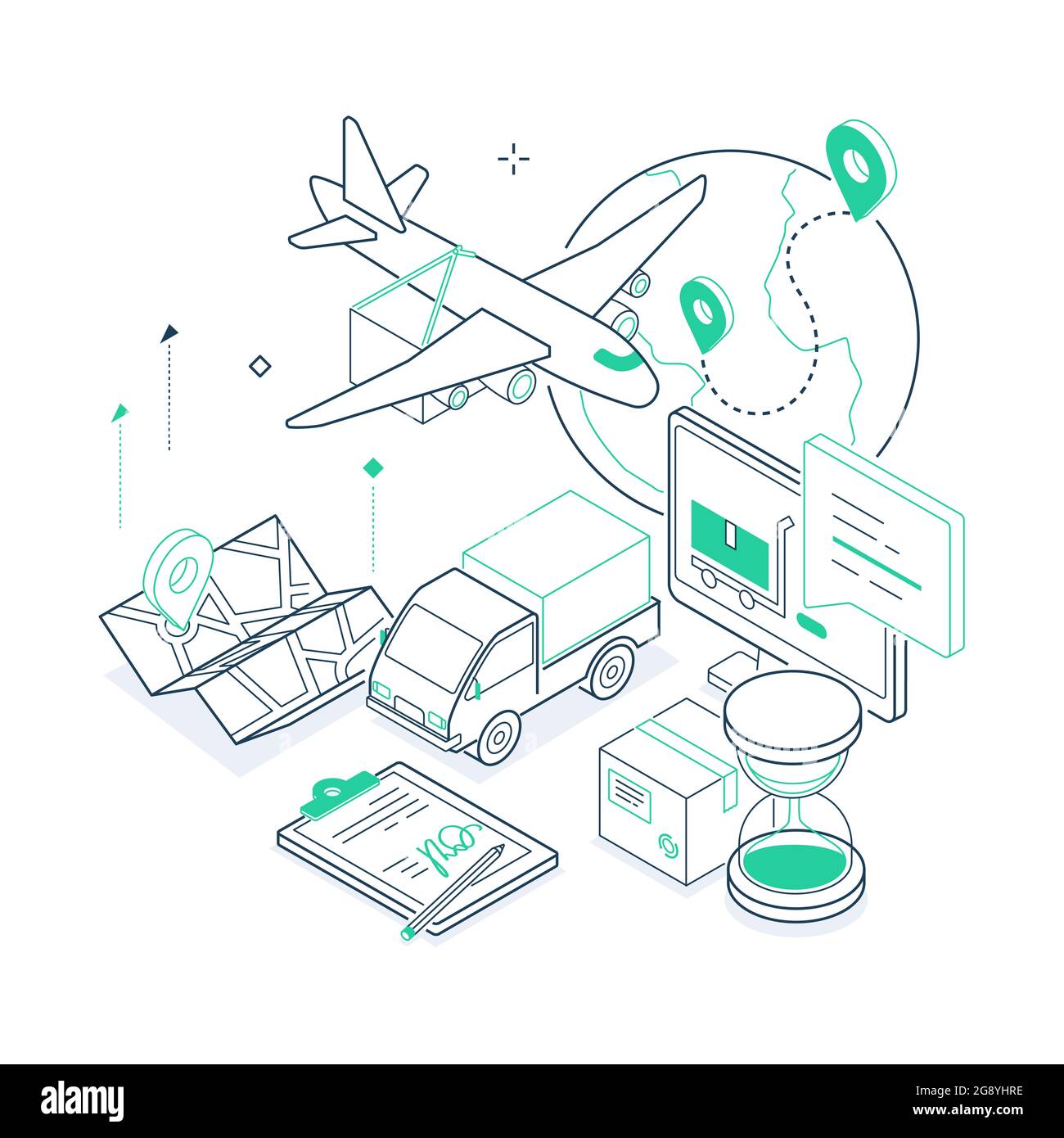 Transport methods Cut Out Stock Images & Pictures - Alamy