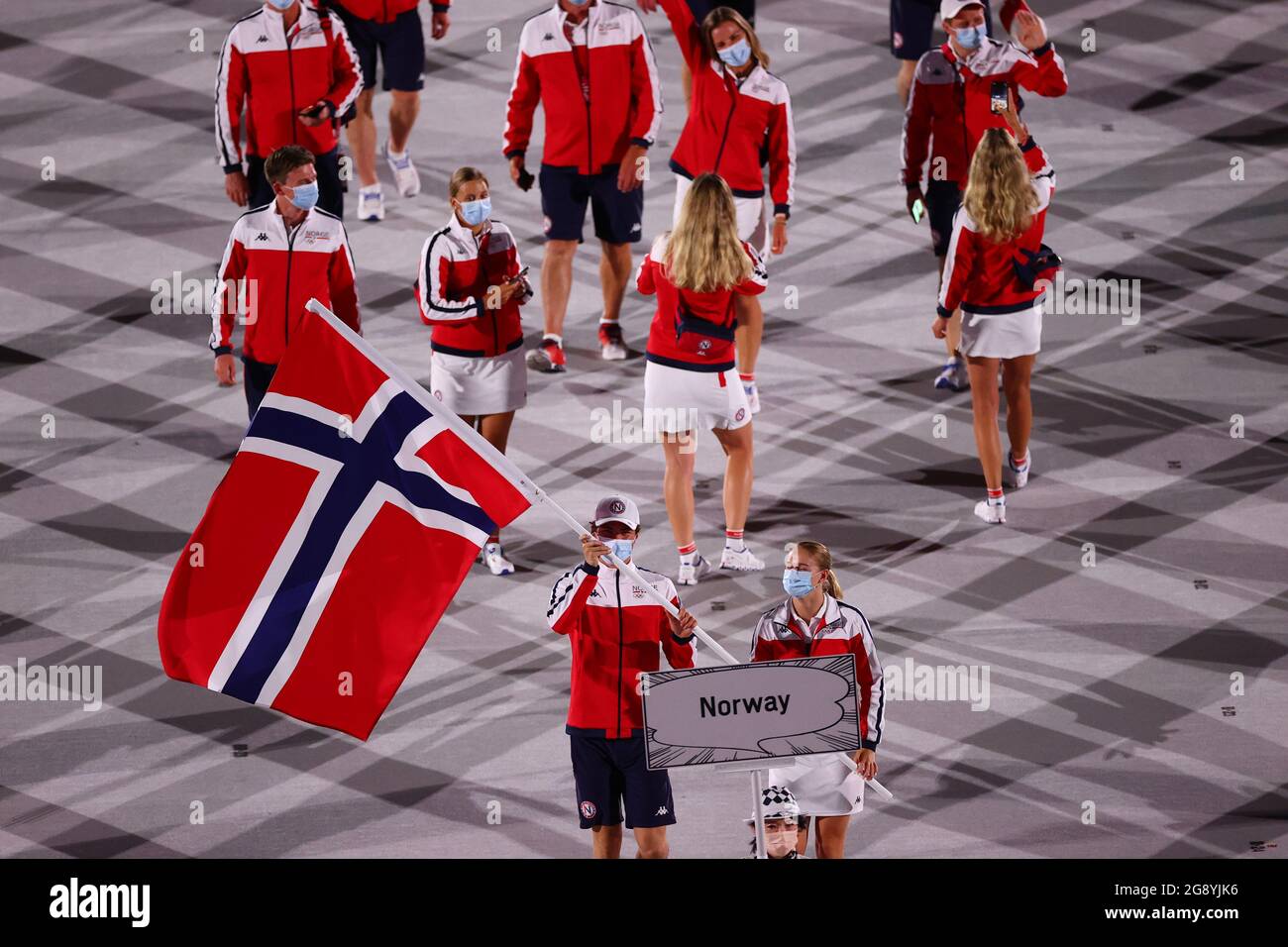 Norway olympic flag hi-res stock photography and images - Alamy