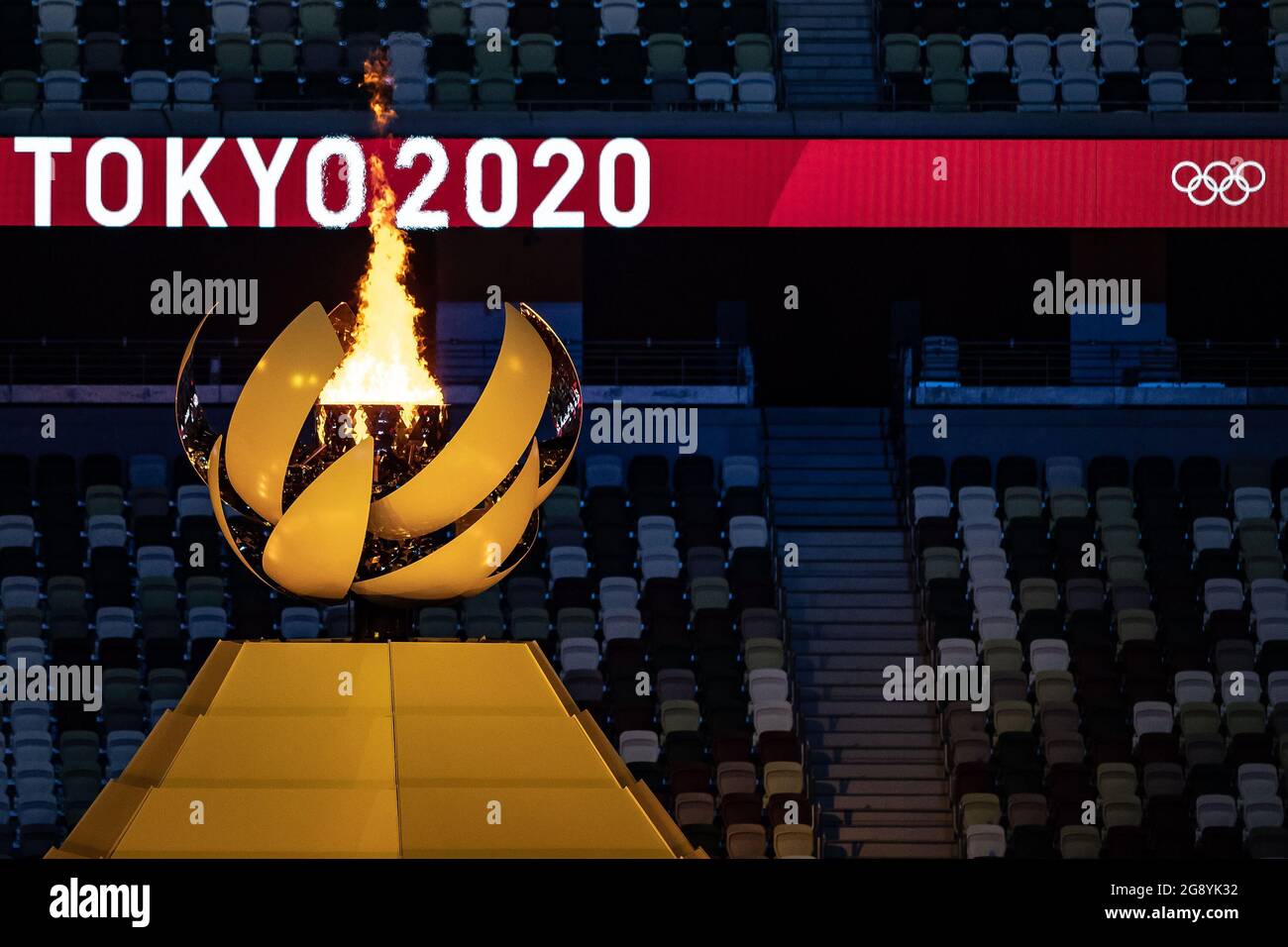 Tokio Japan 24th July 2021 Olympia Opening Ceremony In The Olympic