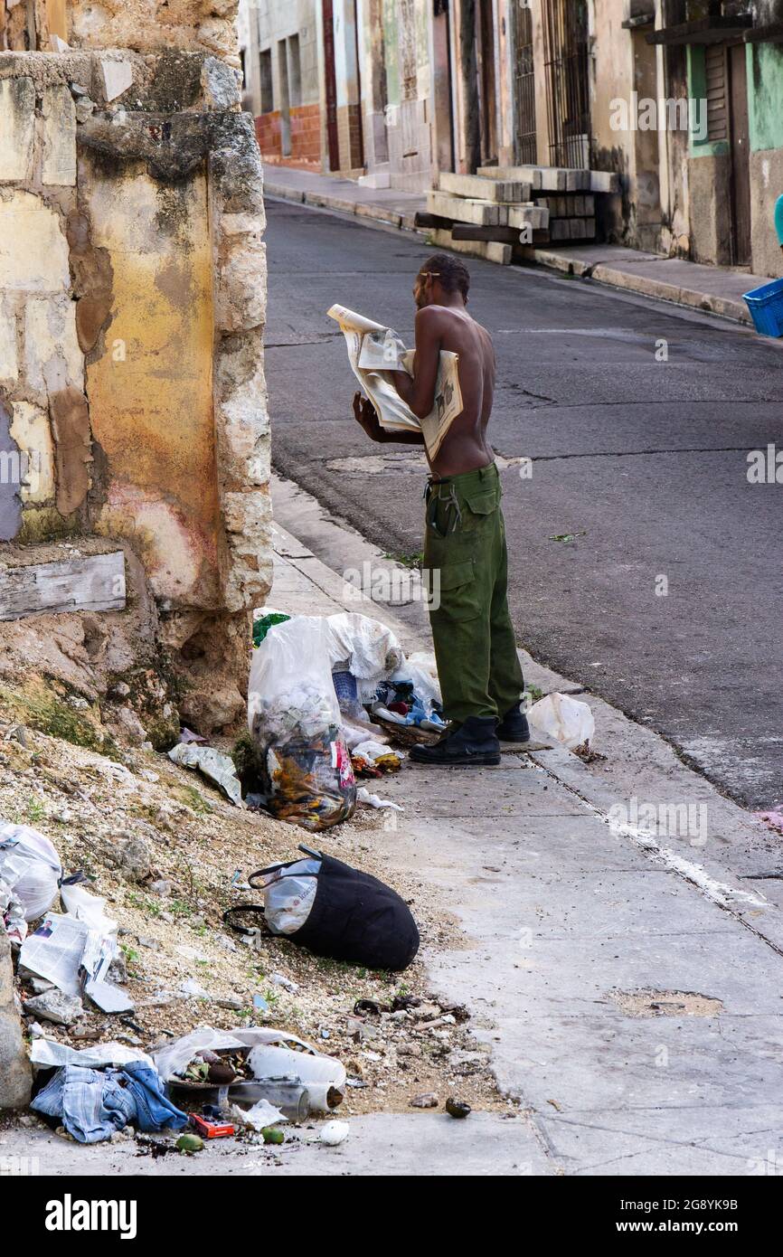Cuba hardship 2021 hi-res stock photography and images - Alamy
