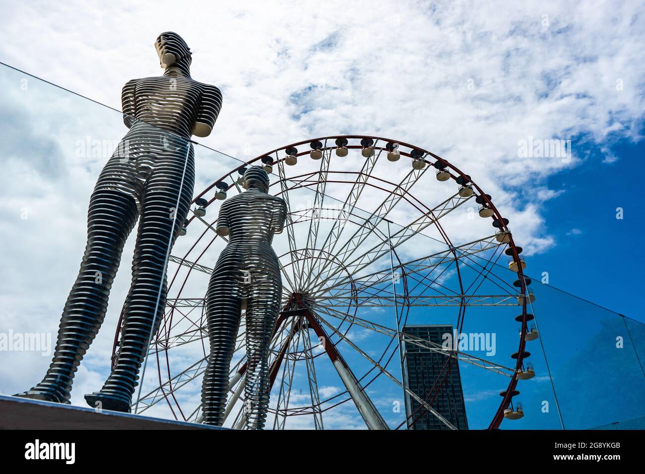 30 JUNE 2021, BATUMI, GEORGIA: One of the symbol of modern Batumi is ...