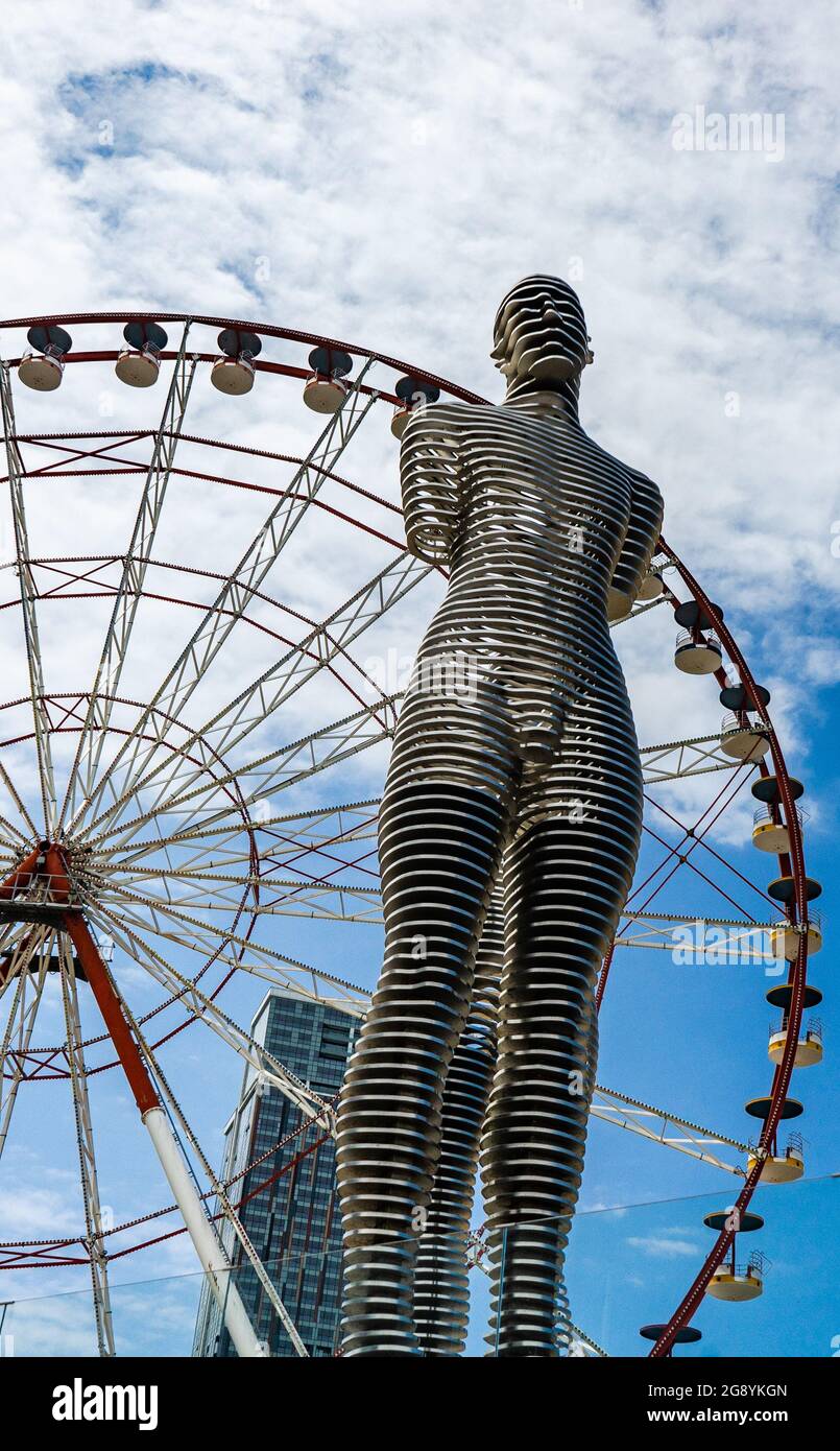 30 JUNE 2021, BATUMI, GEORGIA: One of the symbol of modern Batumi is ...