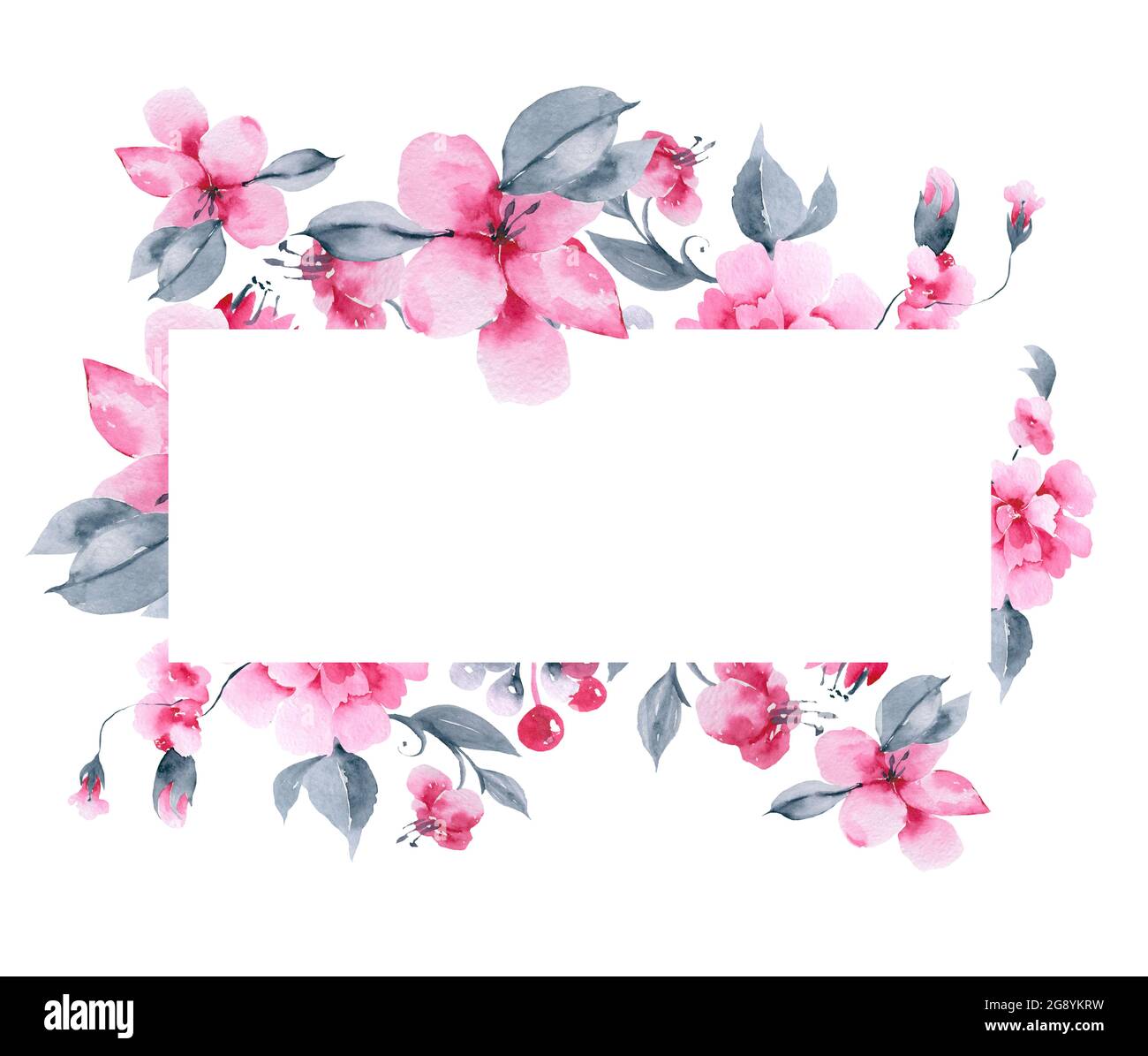 Watercolor Flower Banner