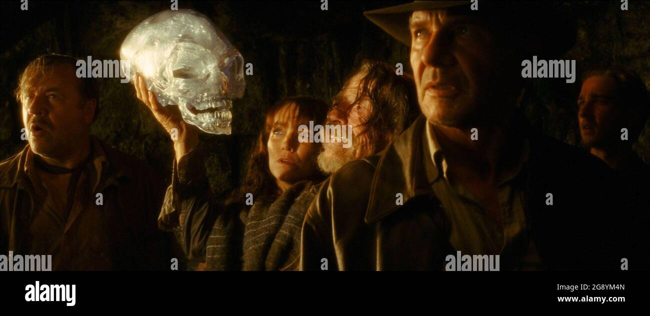 Los Angeles.CA.USA. Harrison Ford as Indiana Jones, Shia LaBeouf as ...