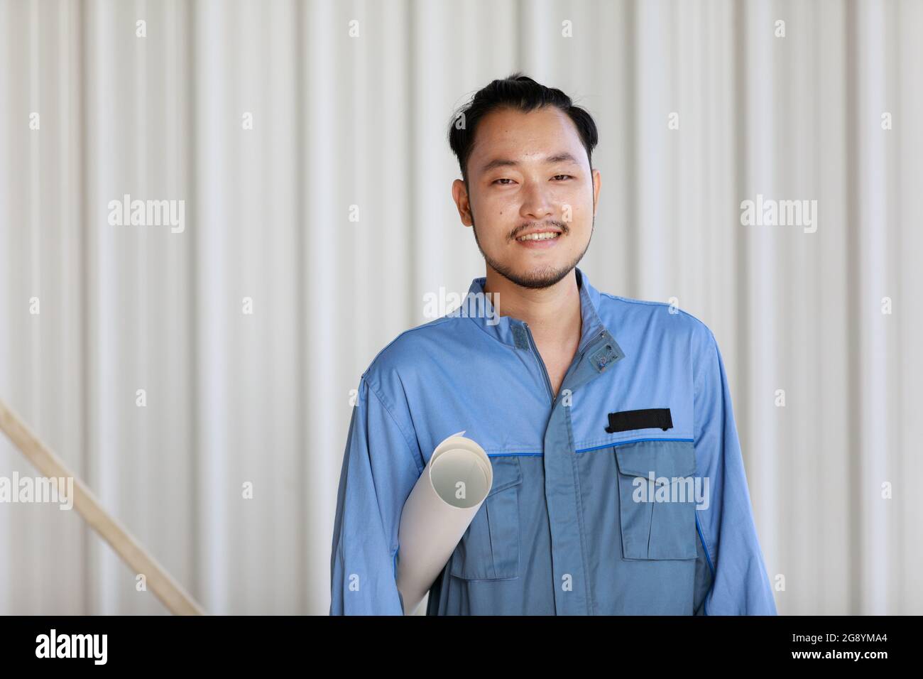 Self portrait smiling engineer hi-res stock photography and images - Alamy