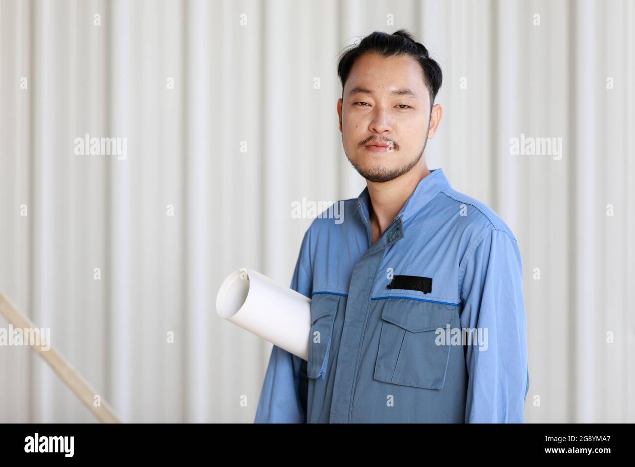 Self portrait smiling engineer hi-res stock photography and images - Alamy