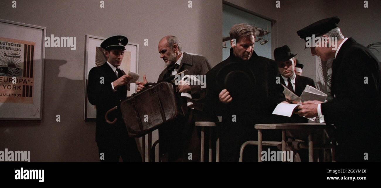 Los Angeles.CA.USA. Sean Connery as Professor Henry Jones and Harrison ...