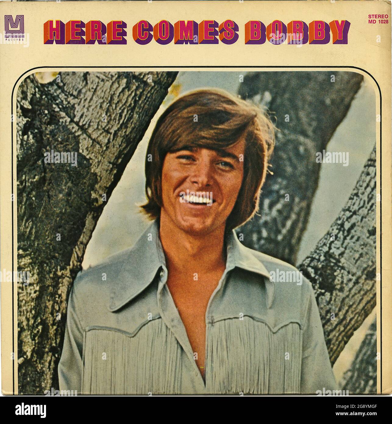 Here Comes Bobby Vintage Vinyl Record Cover Stock Photo - Alamy