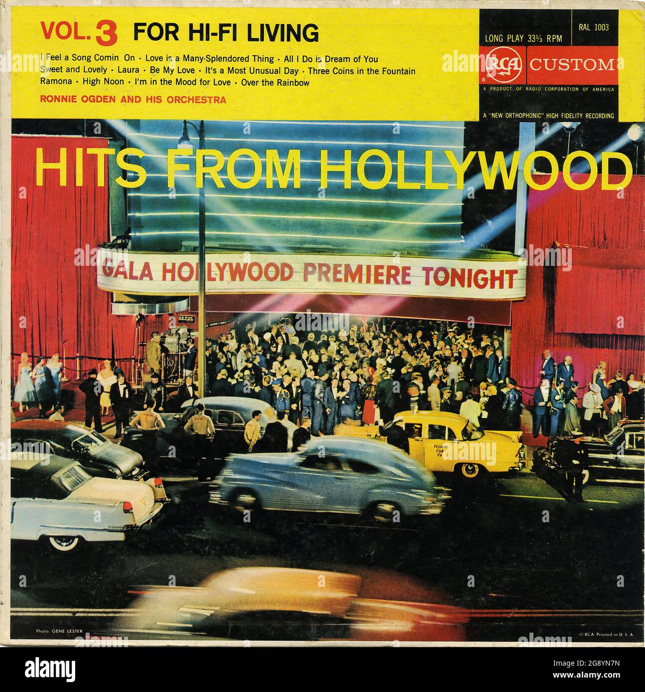 Hits From Hollywood - Vintage Vinyl Record Cover Stock Photo - Alamy