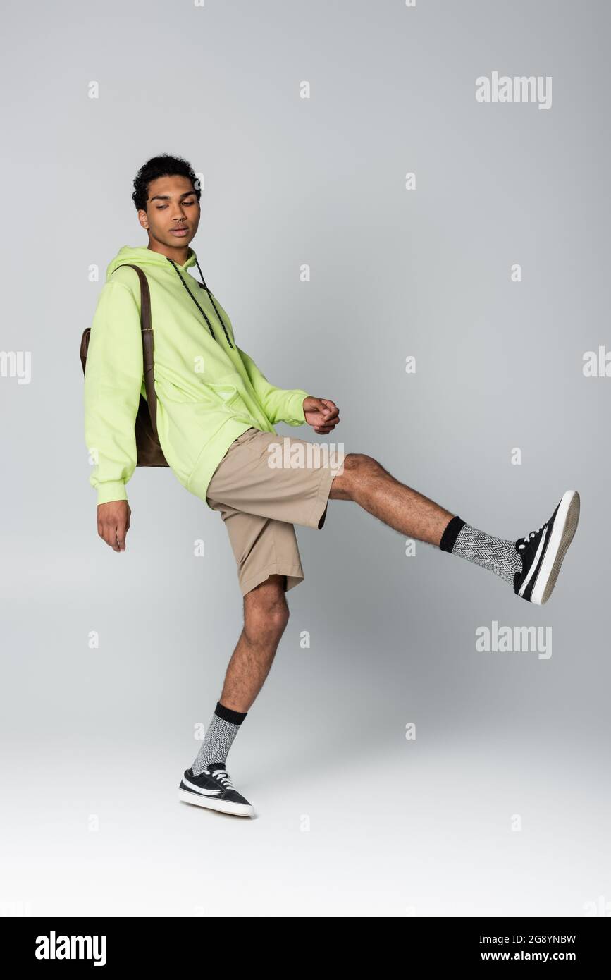 Man happy with leg hi-res stock photography and images - Alamy
