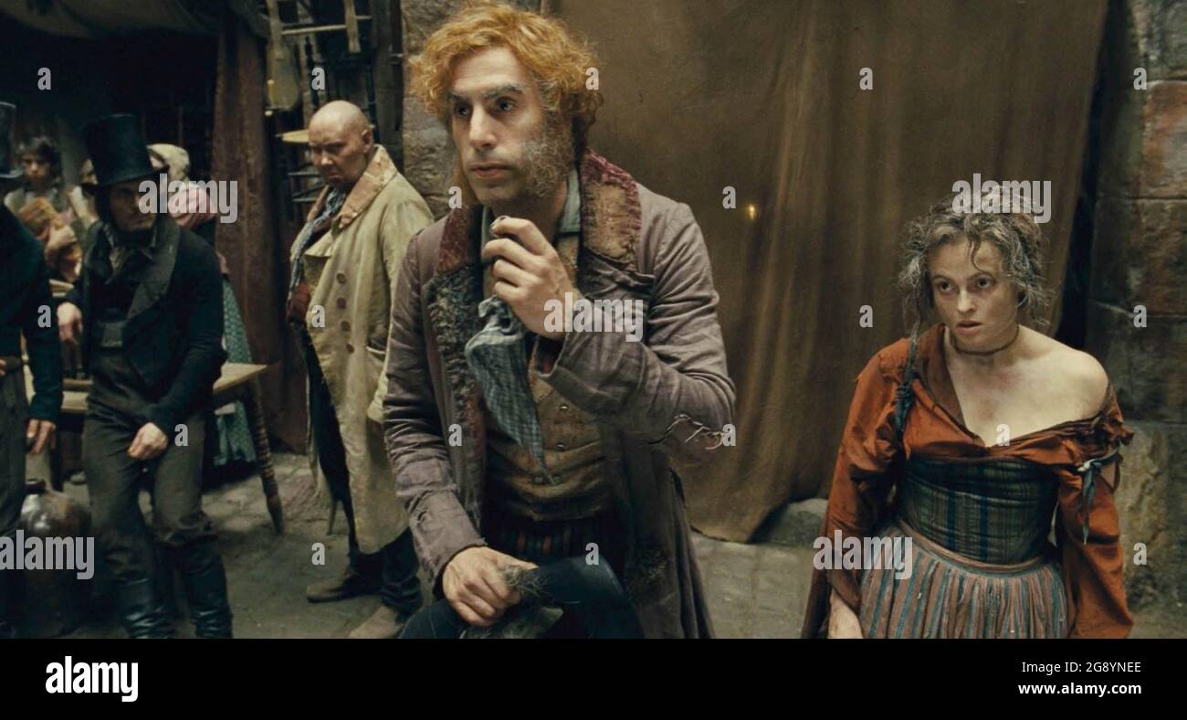 Paris. France. Sacha Baron Cohen as Thenardier and Helena Bonham Carter ...