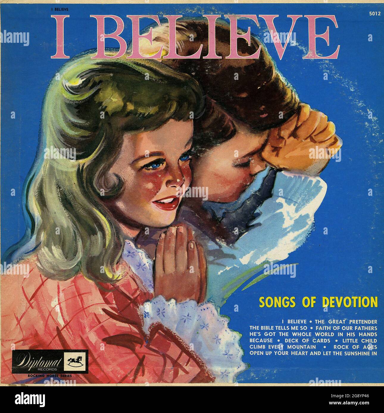 I Believe Vintage Vinyl Record Cover Stock Photo - Alamy