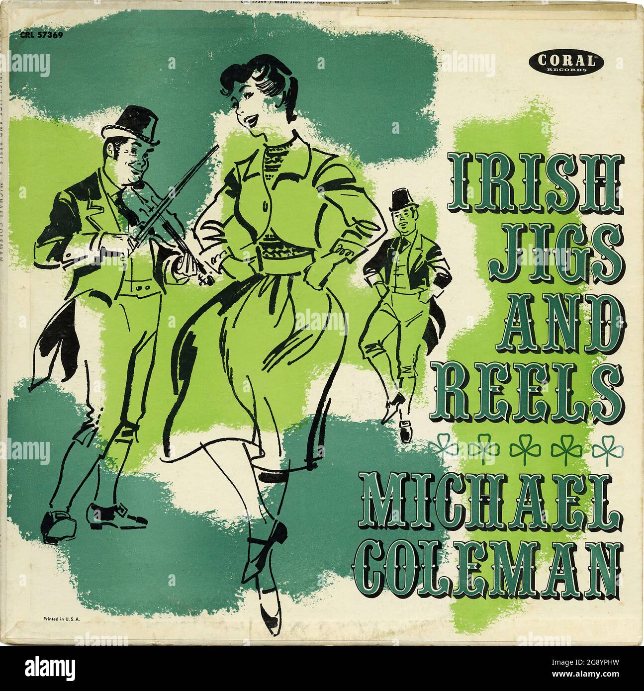 Irish Jigs And Reels - Vintage Vinyl Record Cover Stock Photo - Alamy