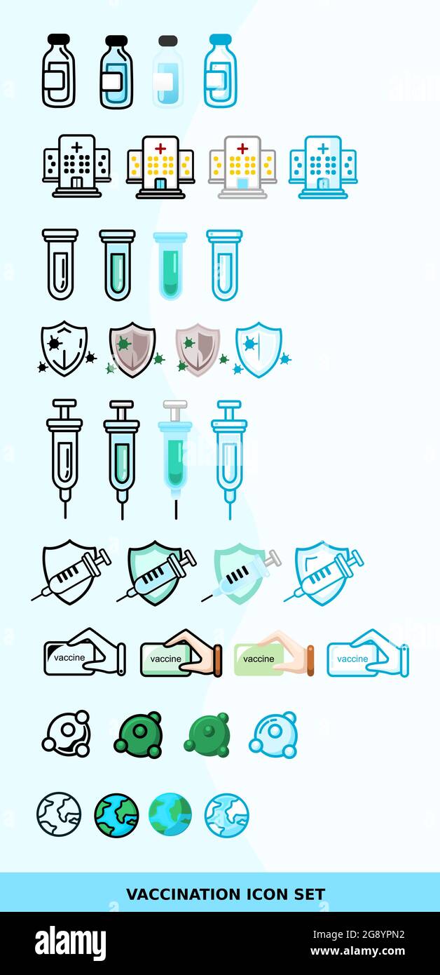 Vaccination complete Stock Vector Images - Alamy