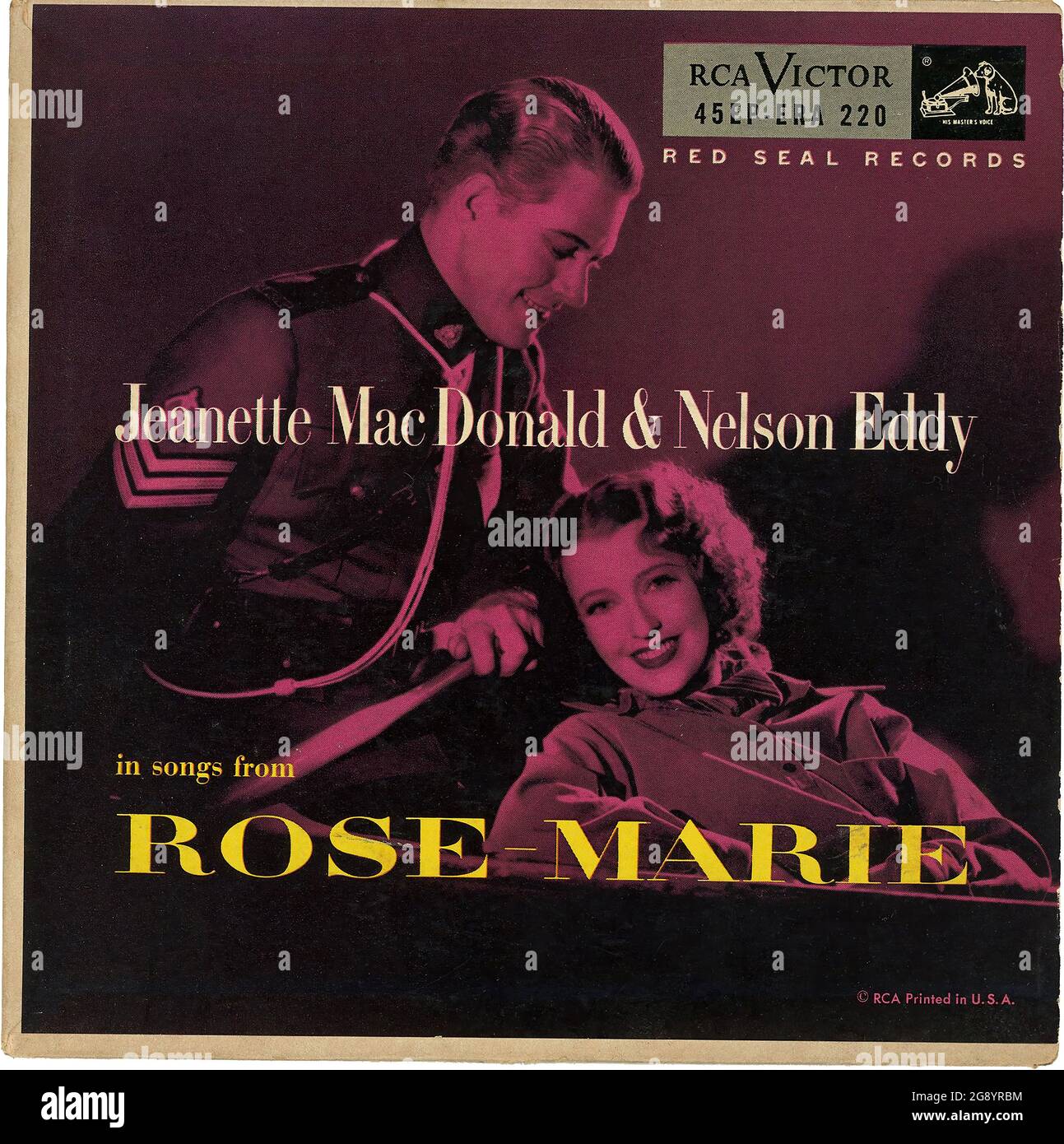 Jeanette MacDonald & Nelson Eddy in songs from Rose Marie - Vintage ...