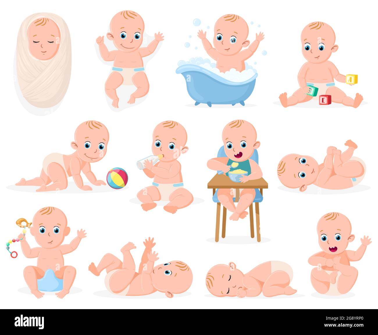 Toddler girl diaper water hi-res stock photography and images - Alamy