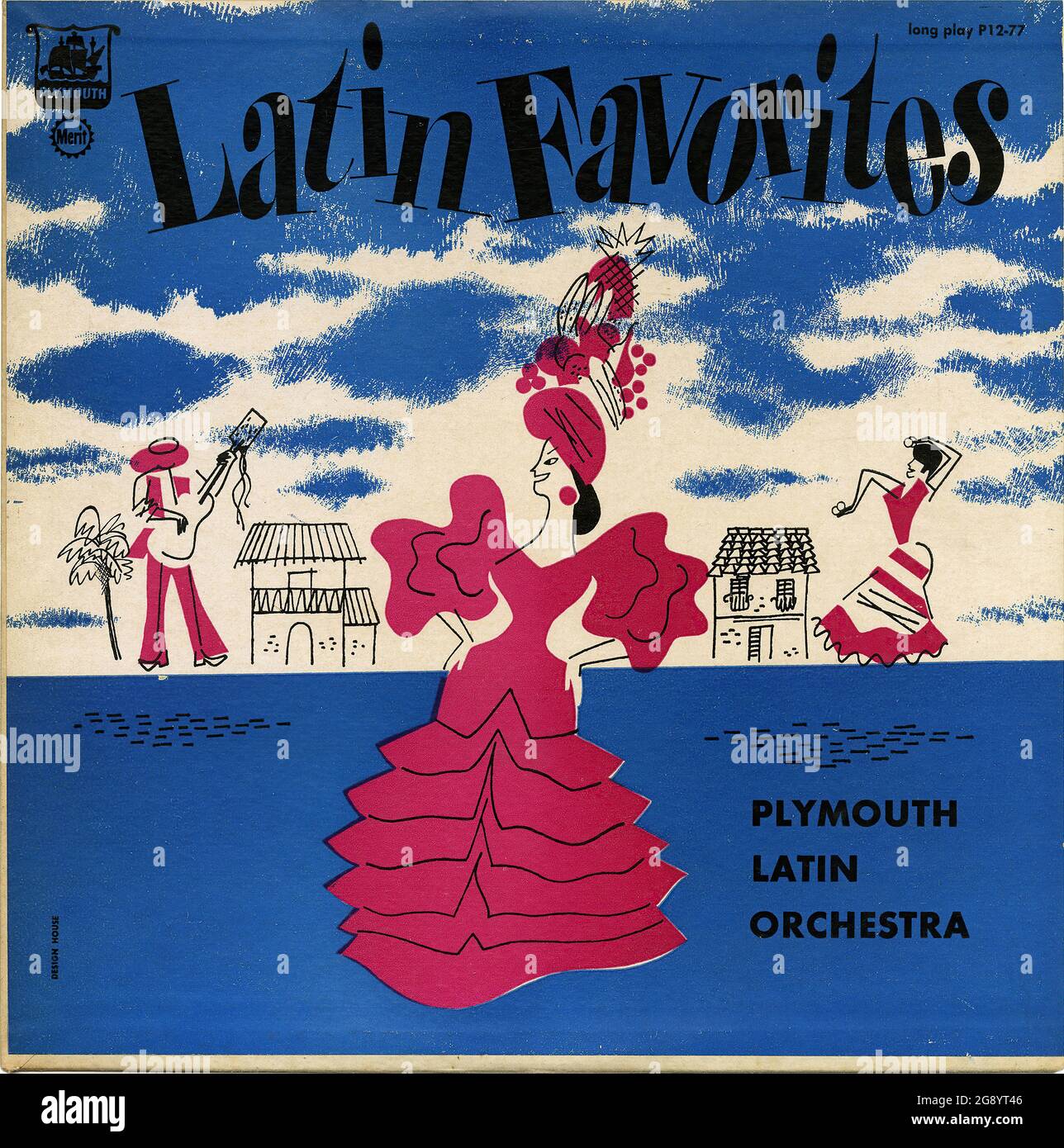 Latin Favorites - Vi Vintage Vinyl Record Cover Stock Photo - Alamy