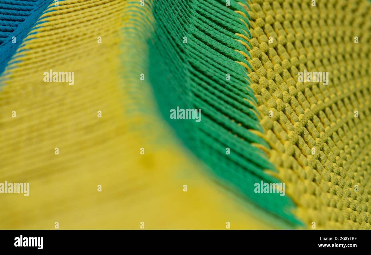 Braided colorful ropes, Soft and flexible rope. Beautiful cotton rope ...