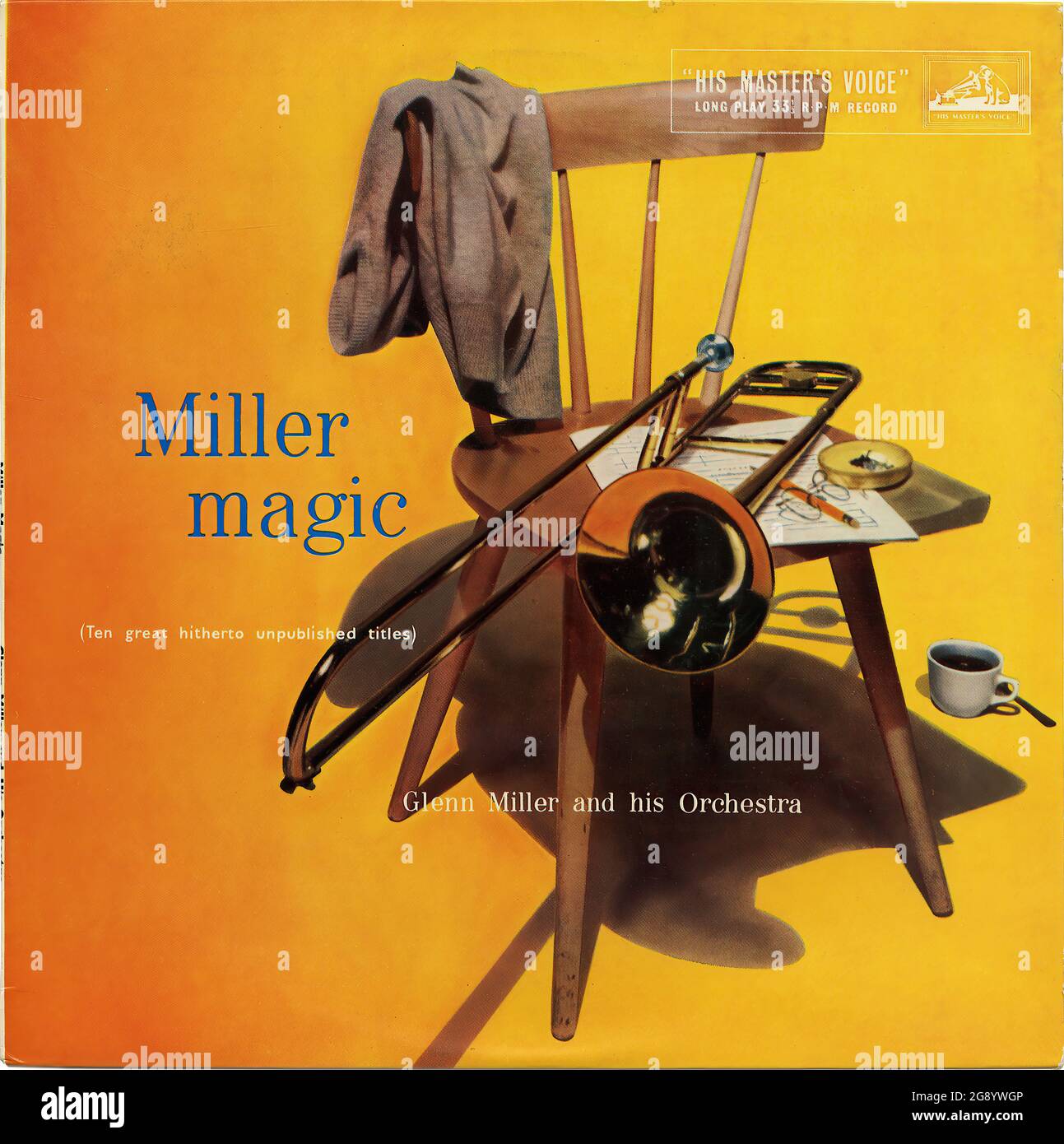 Miller Magic - Vintage Vinyl Record Cover Stock Photo - Alamy