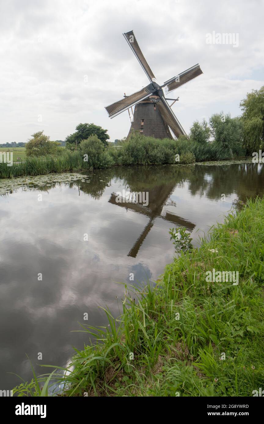 Traditional dutch windmill the Oostzijdse Molen Stock Photo - Alamy