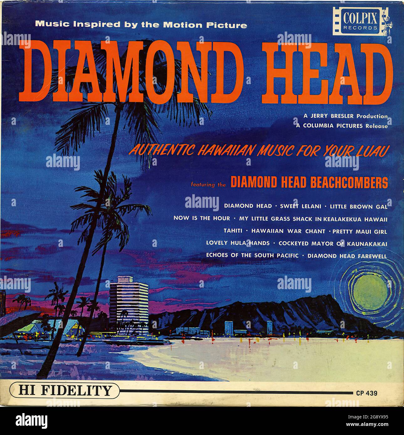 Music Inspired by the Motion Picture Diamond Head - Vintage Vinyl ...
