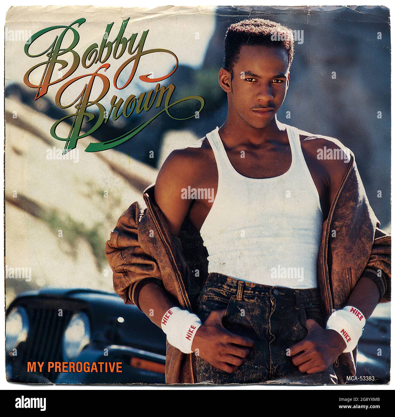My Prerogative, Bobby Brown - Vintage Vinyl Record Cover Stock Photo ...