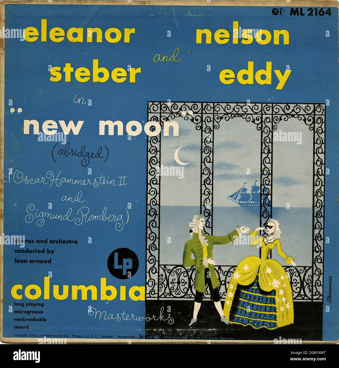 New Moon - Vintage Vinyl Record Cover Stock Photo - Alamy