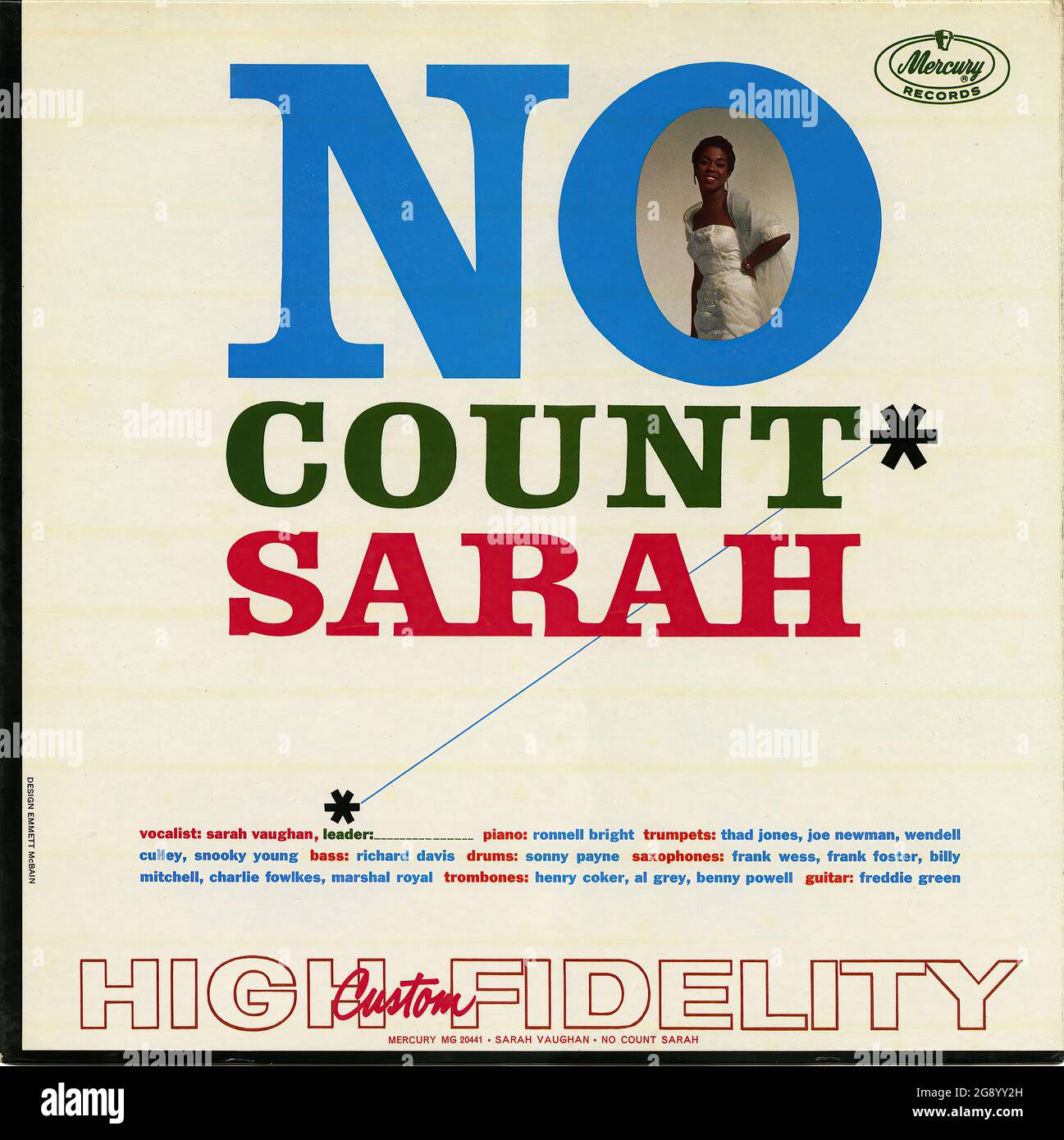 No Count Sarah - Vintage Vinyl Record Cover Stock Photo - Alamy