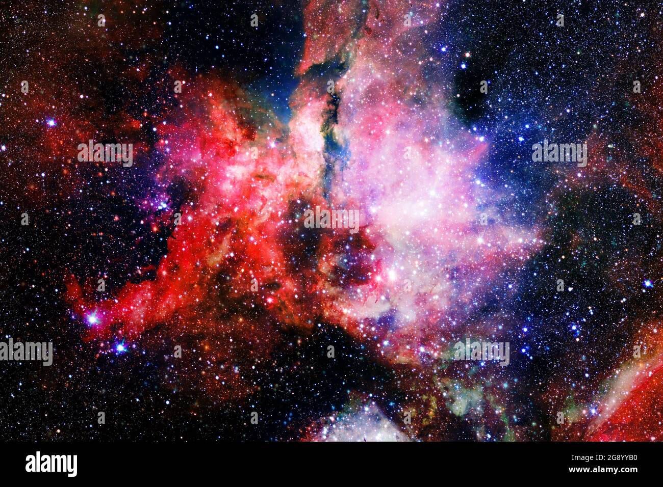 Cluster of stars. Starfield. Nebula. Elements of this image furnished ...