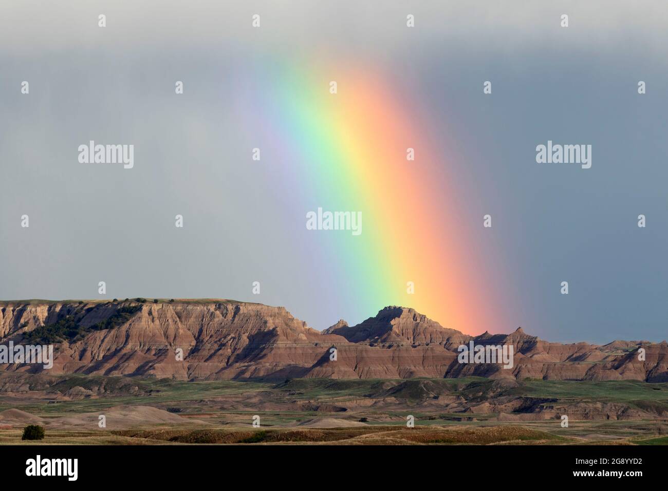 Badlands national park storm hi-res stock photography and images - Alamy