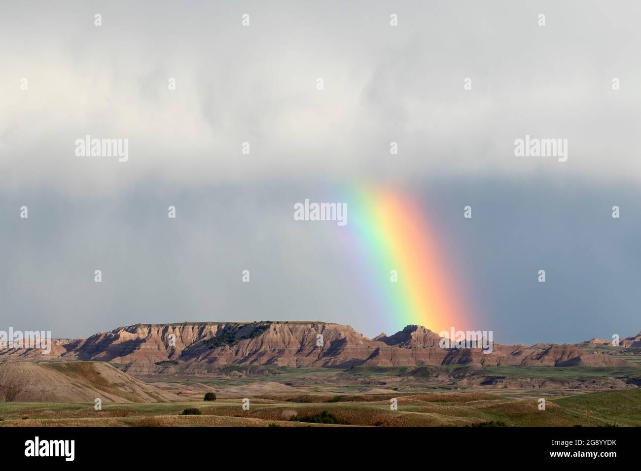 Badlands national park storm hi-res stock photography and images - Alamy