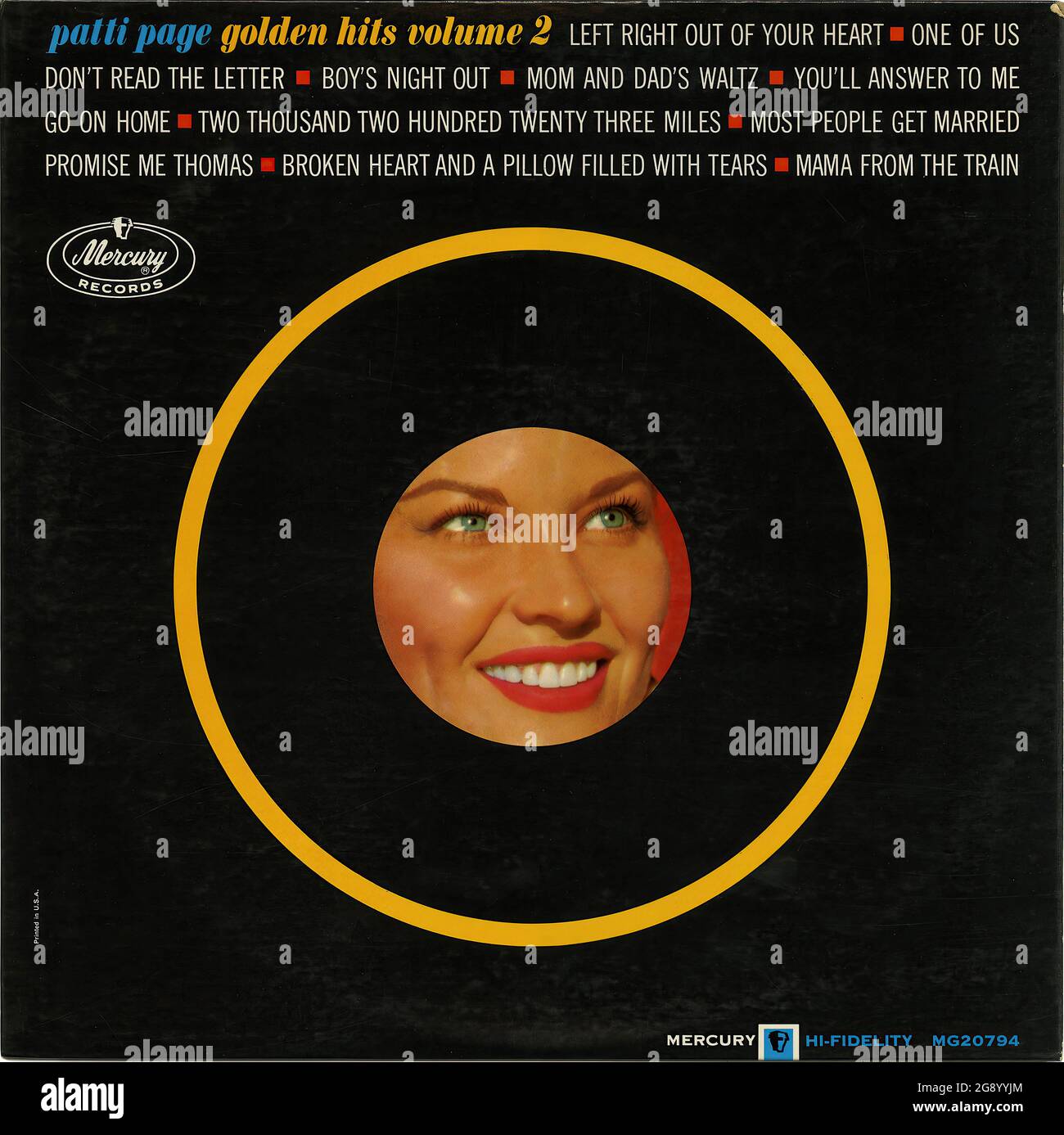 Patti page hi-res stock photography and images - Alamy