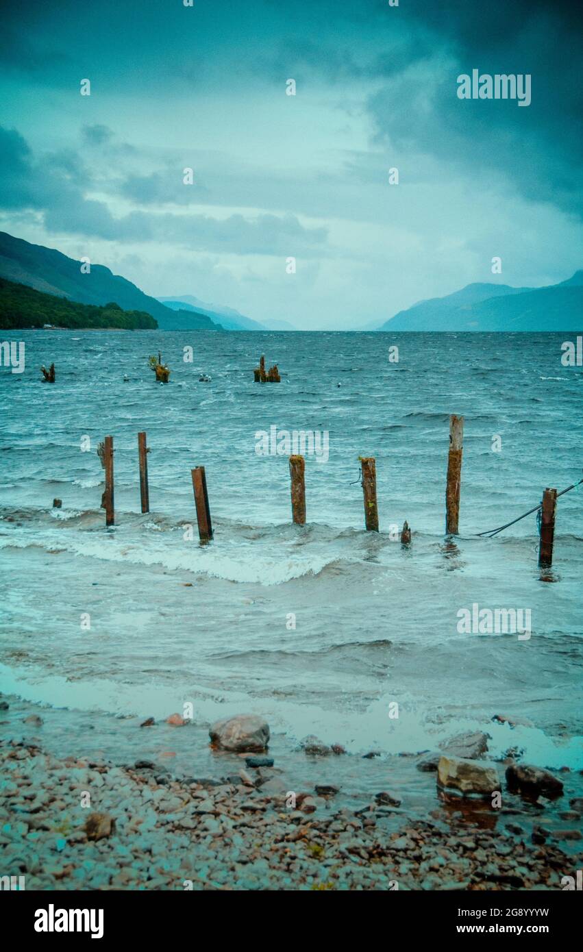 View of the northern shore of Loch Ness in Scotland, UK Stock Photo - Alamy