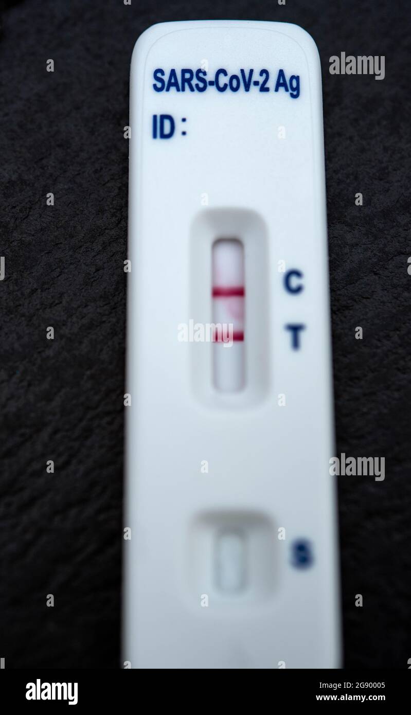 Test kit covid 19 hi-res stock photography and images - Alamy