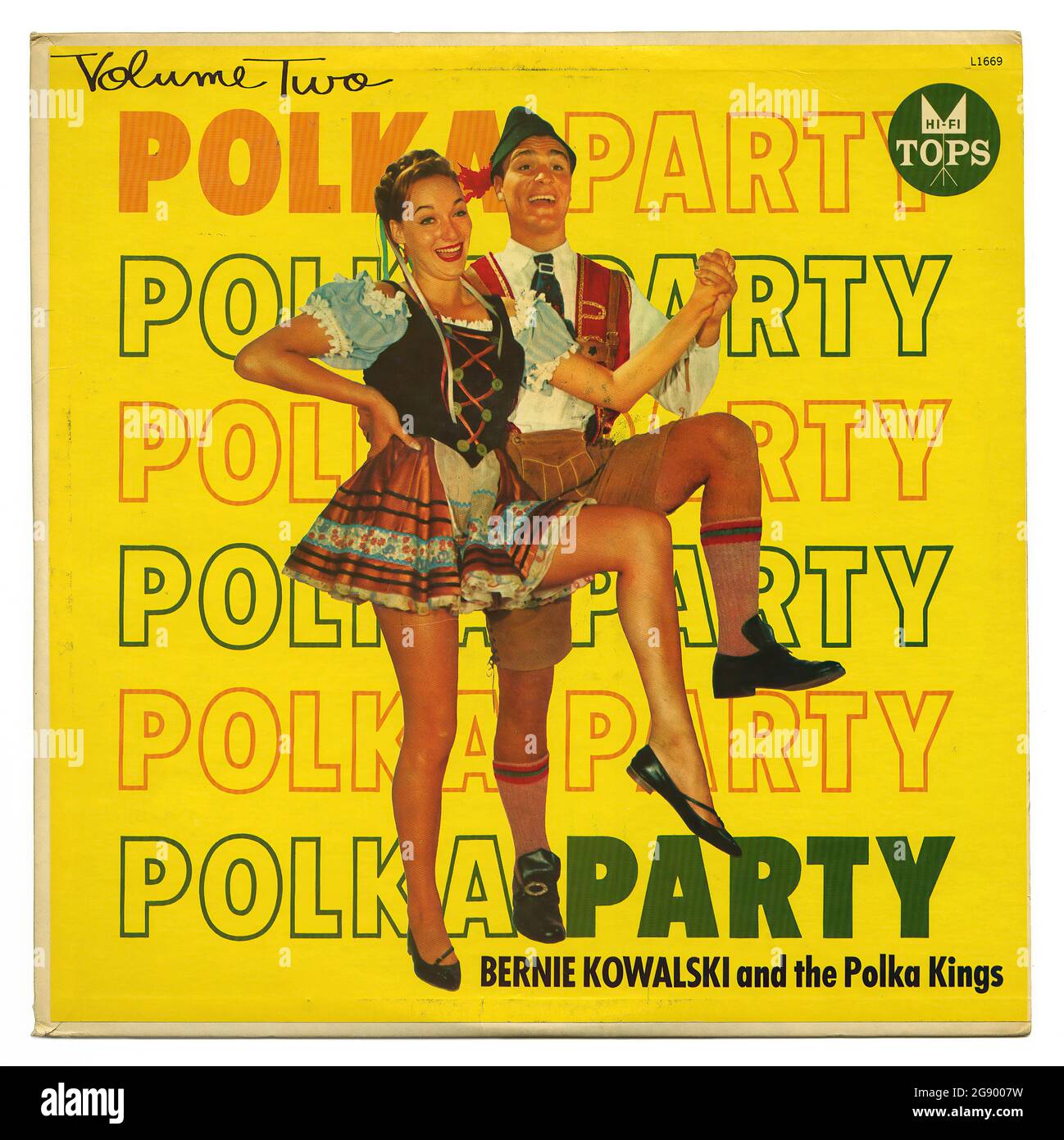 Polka Party, Volume 2 - Vintage Vinyl Record Cover Stock Photo - Alamy