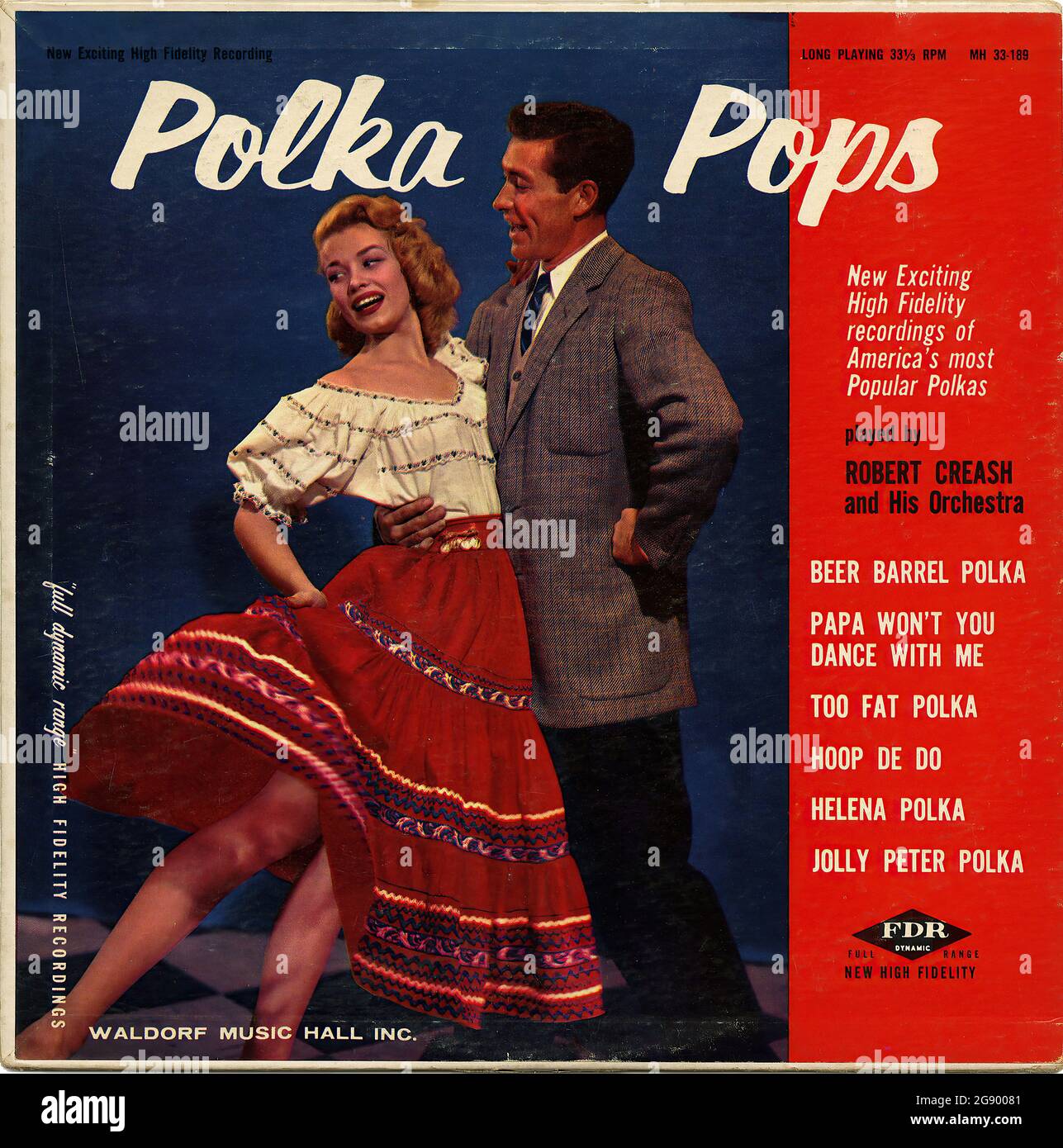 Polka Pops - Vintage Vinyl Record Cover Stock Photo - Alamy