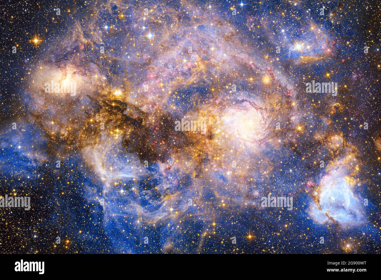 Outer space. Science fiction cosmos. Elements of this image furnished ...