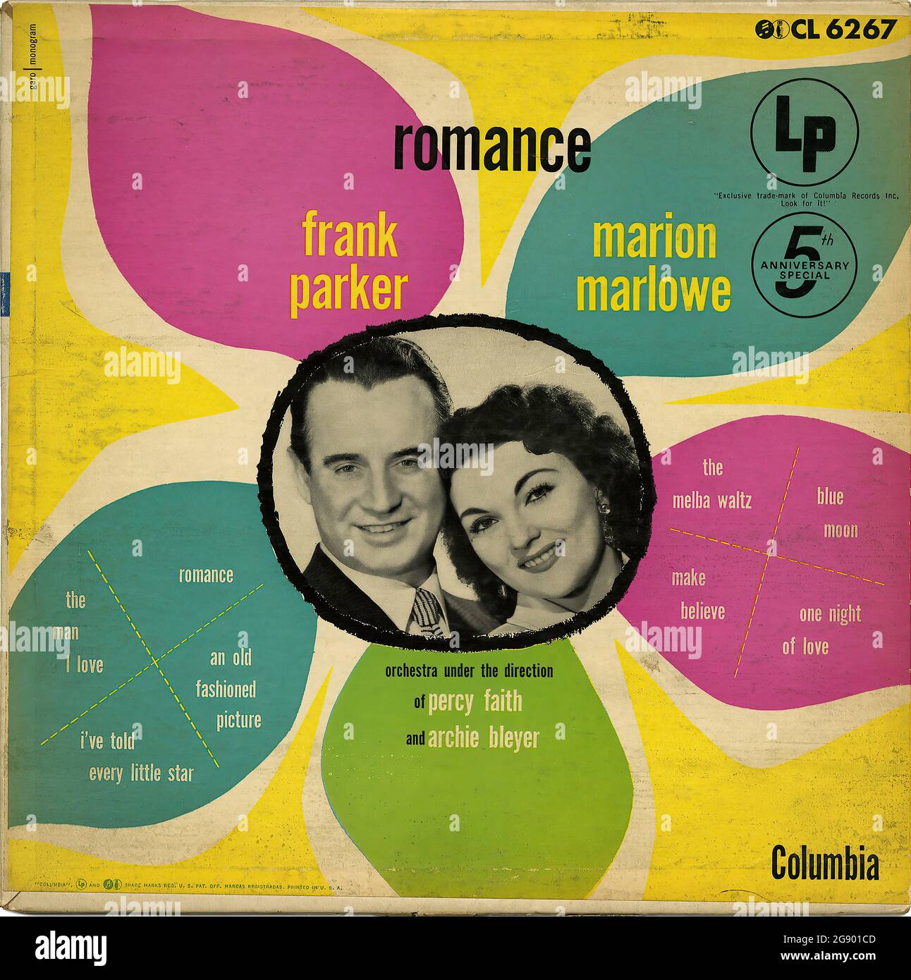 Romance - Vintage Vinyl Record Cover Stock Photo - Alamy