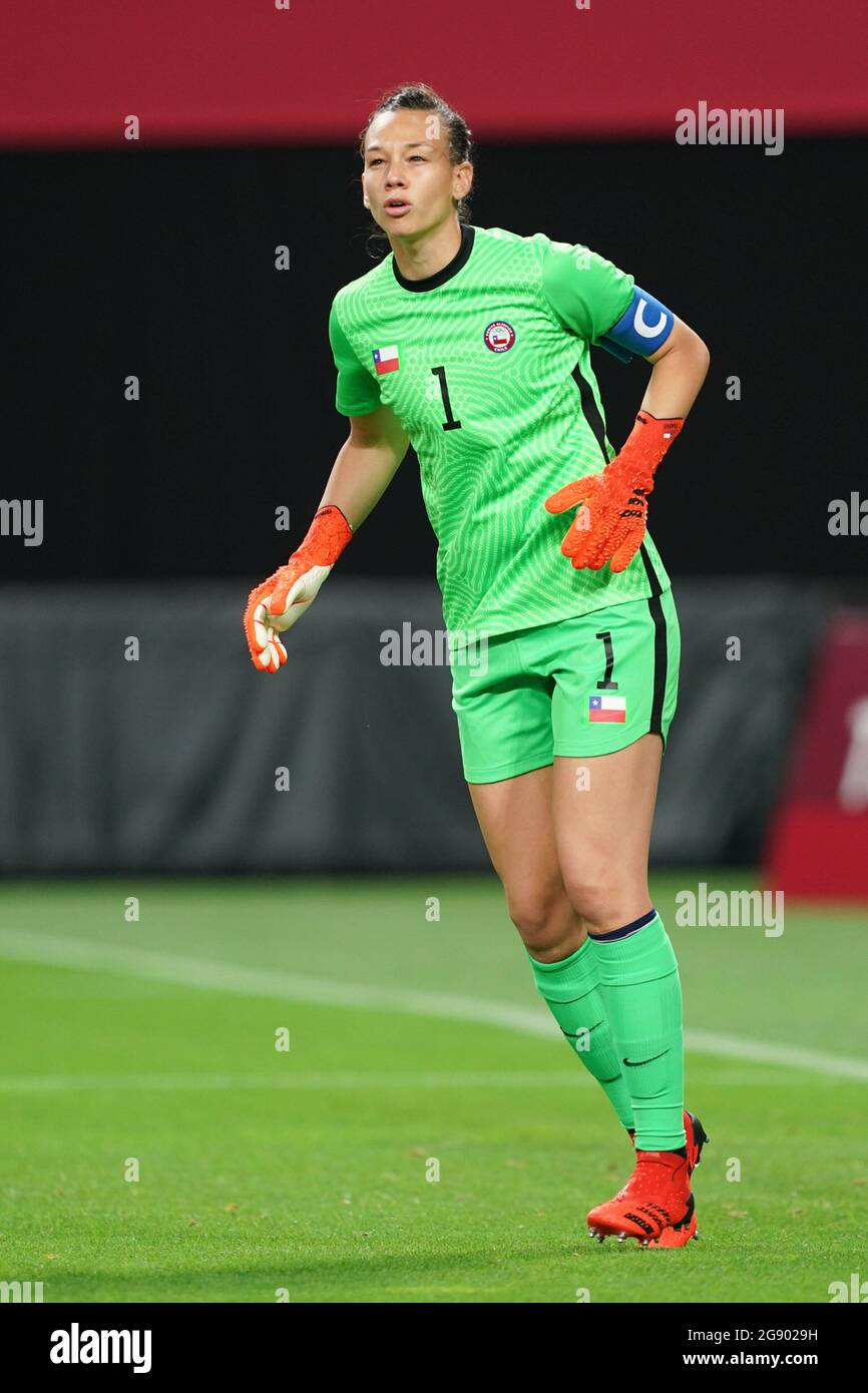 Sapporo, Japan. 21st July, 2021. Goalkeeper and captain Christiane ...