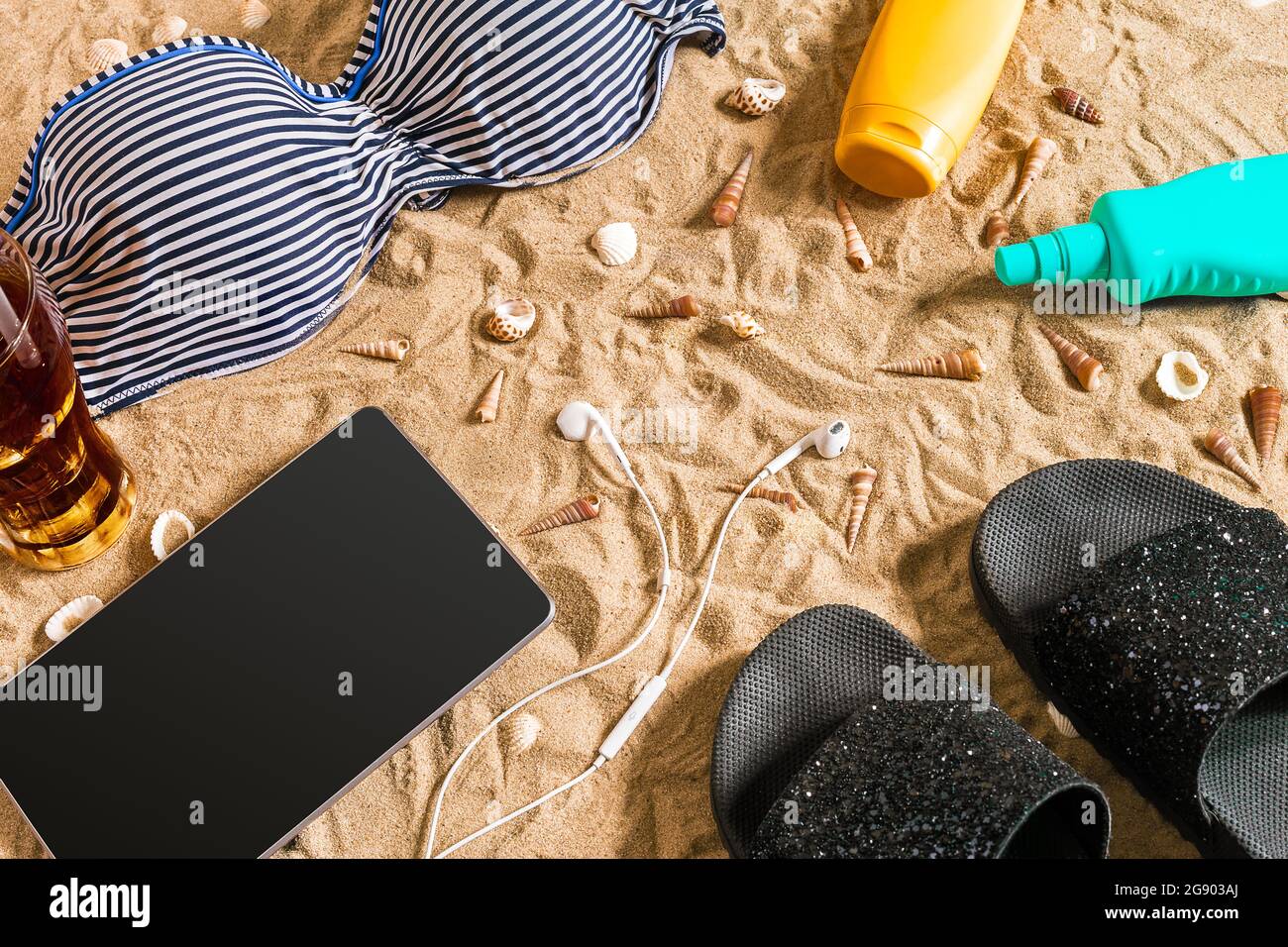 Summer bikini and accessories stylish beach set, Beach bikini summer ...