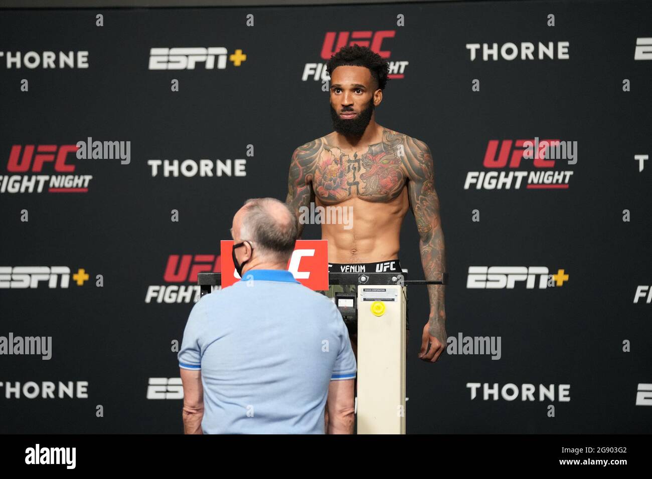 Las Vegas, USA. 23rd July, 2021. Las Vegas, NV - JULY 23:Andre Ewell ...